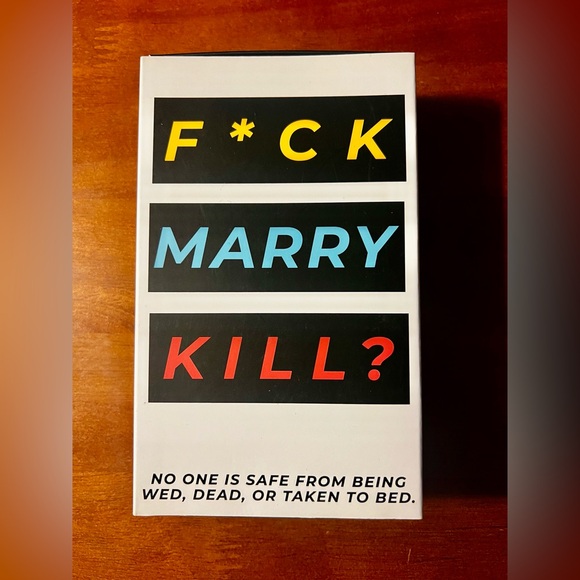 Games | Fck Marry Kill Card Game | Poshmark